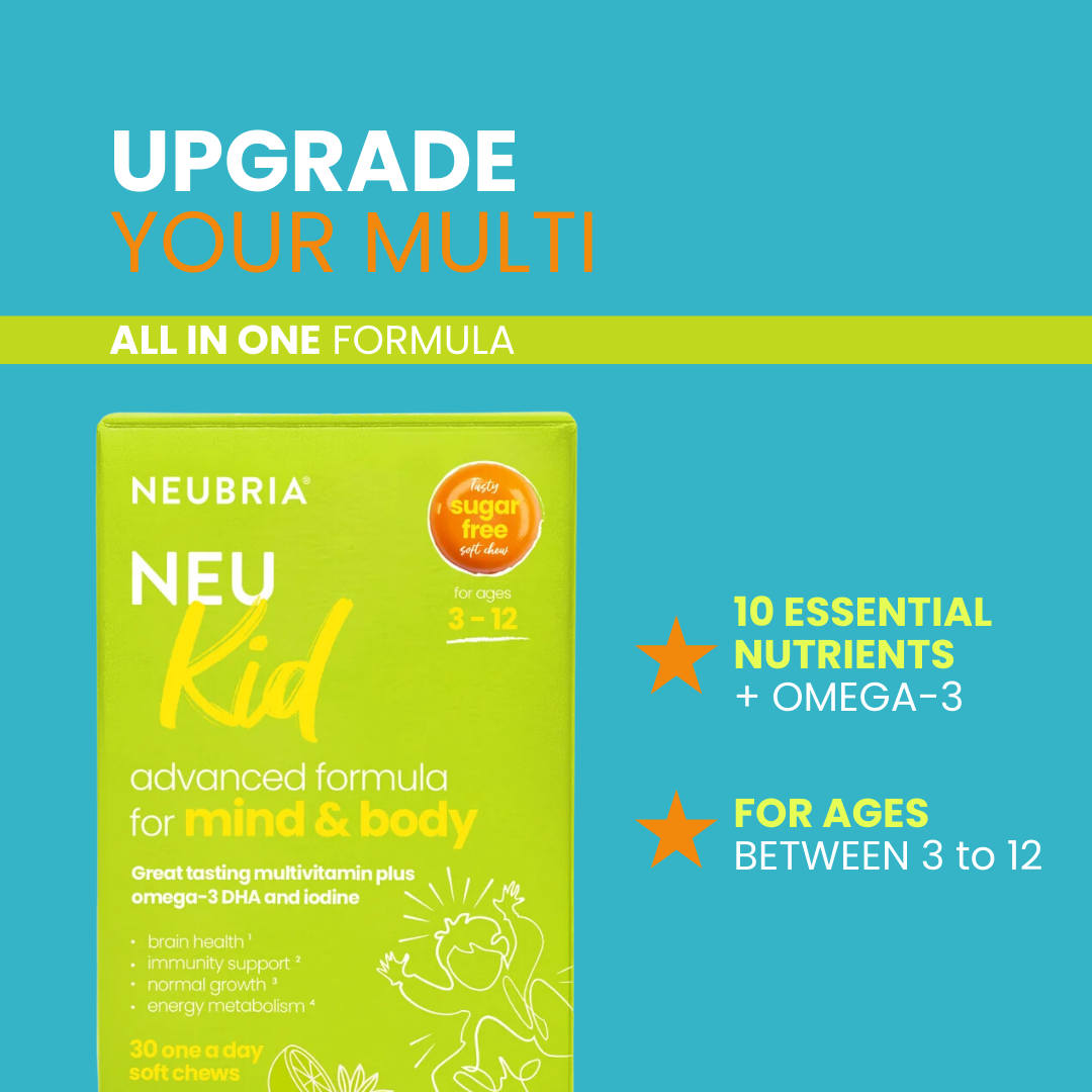 Neu Kid - Multivitamin Plus Omega-3 - Sugar-Free and Natural | Neubria
