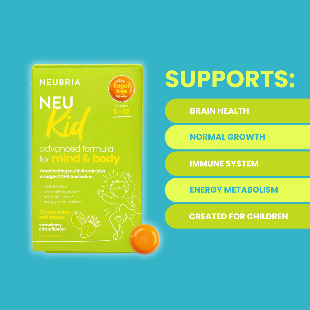 Neu Kid - Multivitamin Plus Omega-3 - Sugar-Free and Natural | Neubria